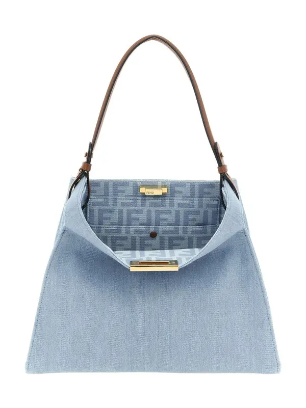 Fendi Way Medium Handbag - Light Blue