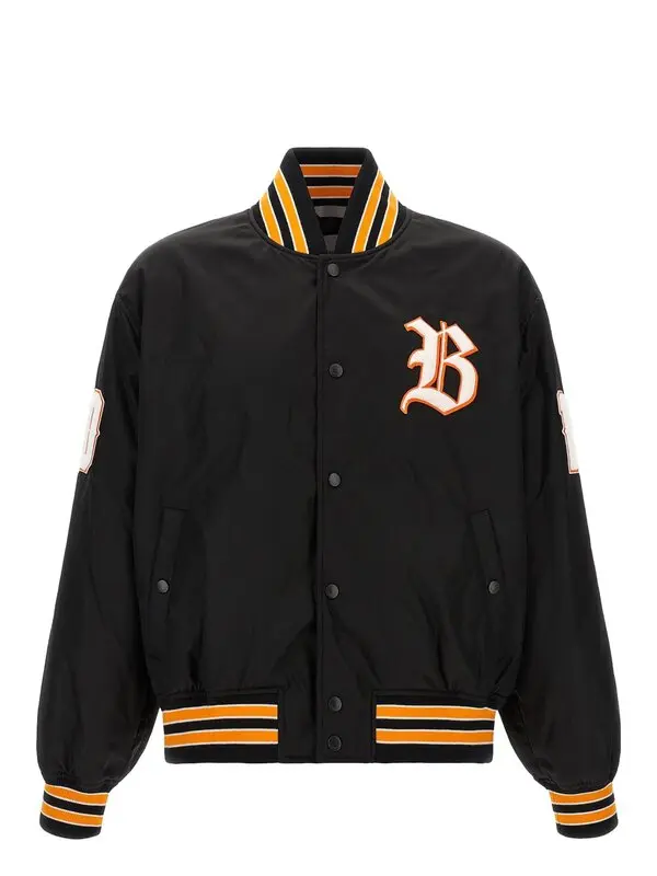 Balenciaga Varsity Bomber Jacket - Black