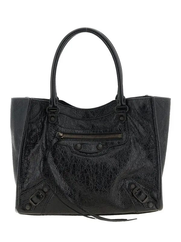 Balenciaga Le City Mini Tote Handbag - Black