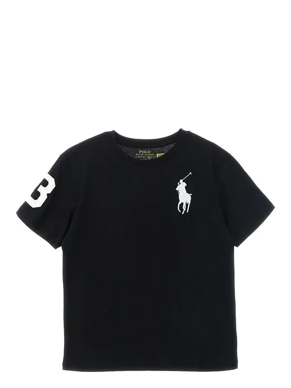 Polo Ralph Lauren Big Pony' Embroidered T-shirt - Black