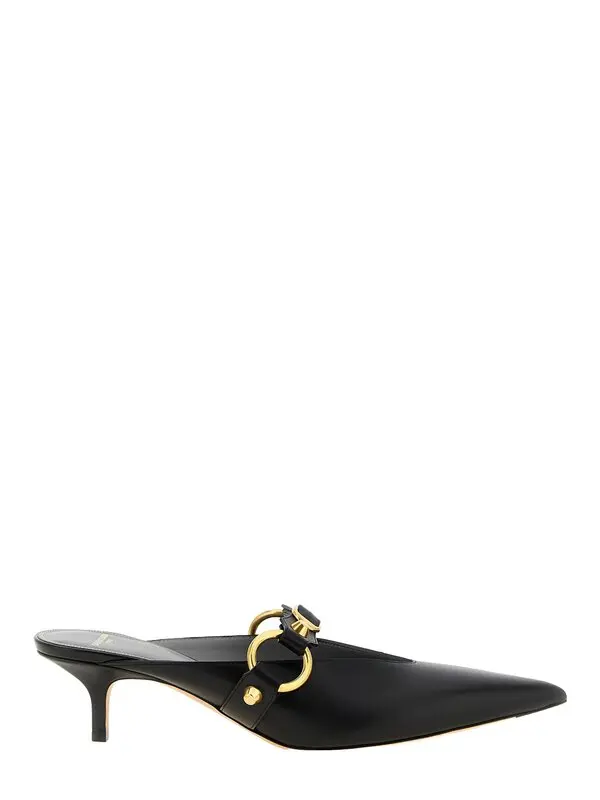 Balenciaga City Mules - Black