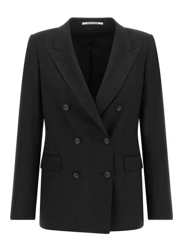 Tagliatore Parigi Double-breasted Blazer - Black