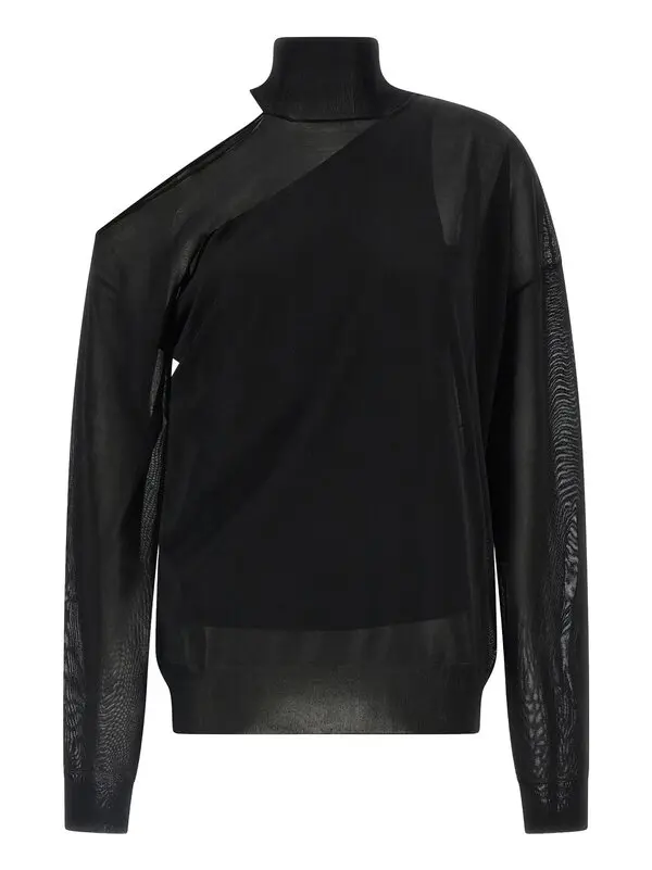 Fendi Double Knit Top - Black