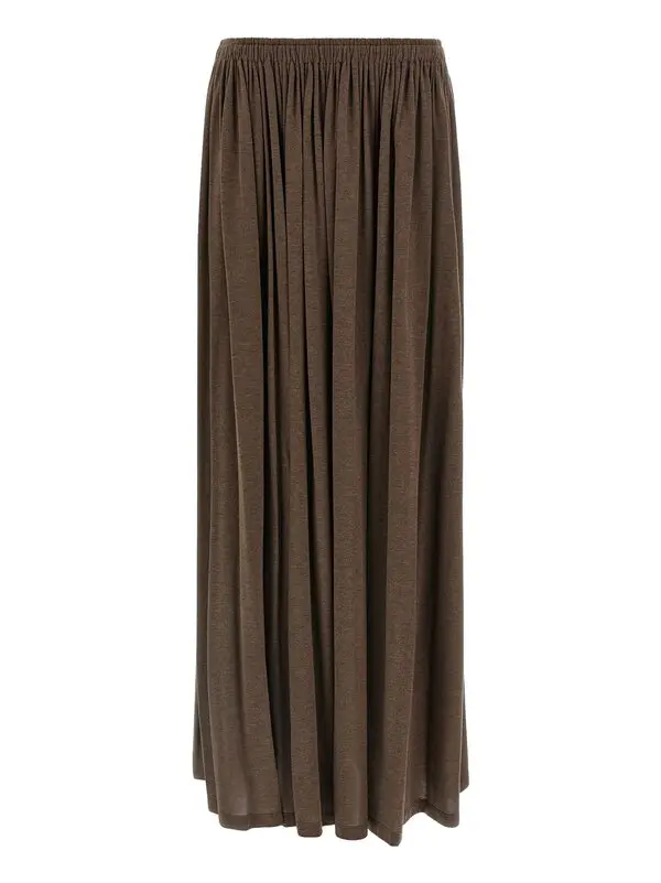 Max Mara Livrea Maxi Skirt - Brown