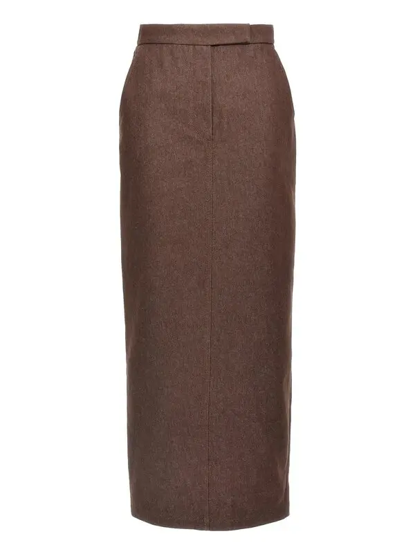 Max Mara Pianosa Skirt - Brown