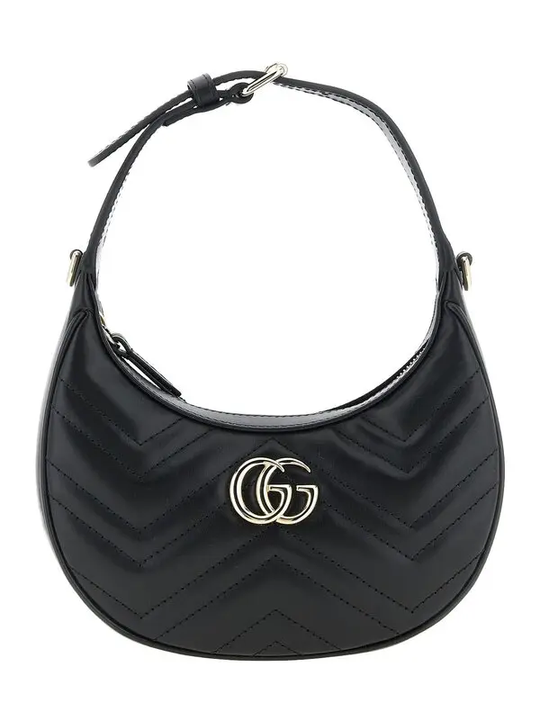 Gucci Gg Marmont Shoulder Bag - Black