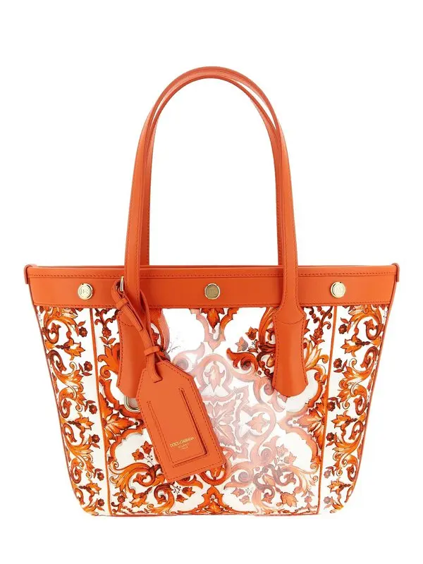 Dolce & Gabbana Atene Shopping Bag - Orange
