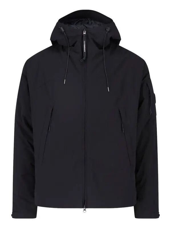 C.P. COMPANY Hooded Goggle Jacket - Black