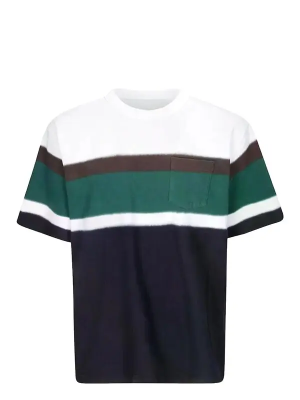 Sacai Chusen-dyed Pocket T-shirt - Black