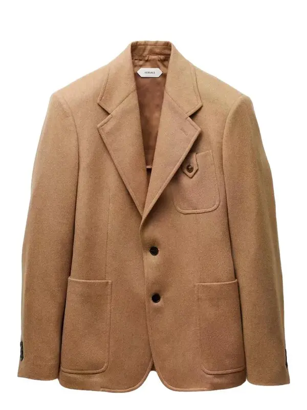 Versace Camel Hair Blazer - Neutrals