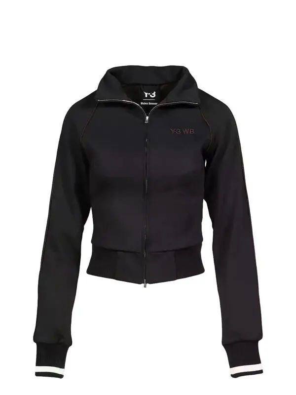 WALES BONNER Logo-embroidered Raglan-sleeve Sweatshirt - Black
