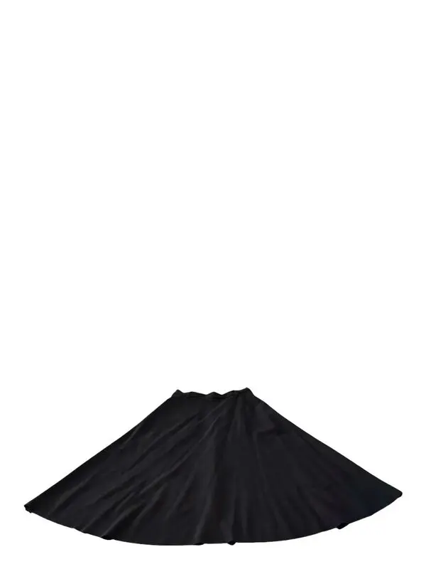 DOUUOD A-line Flared Skirt - Black