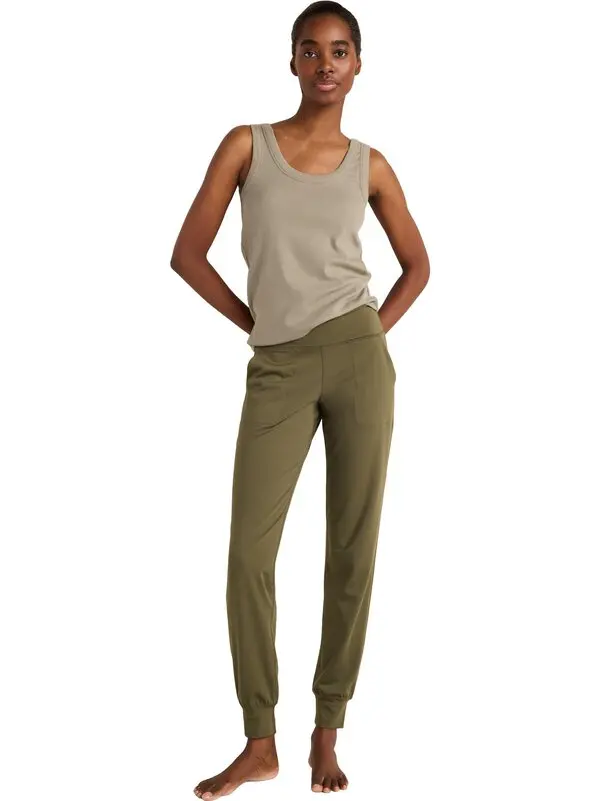 HAVEN WELL WITHIN Balance Full Length Joggers - Olive