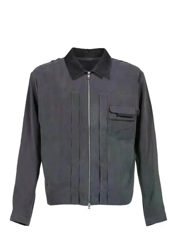XLIM Shirred Zip-up Jacket - Grey