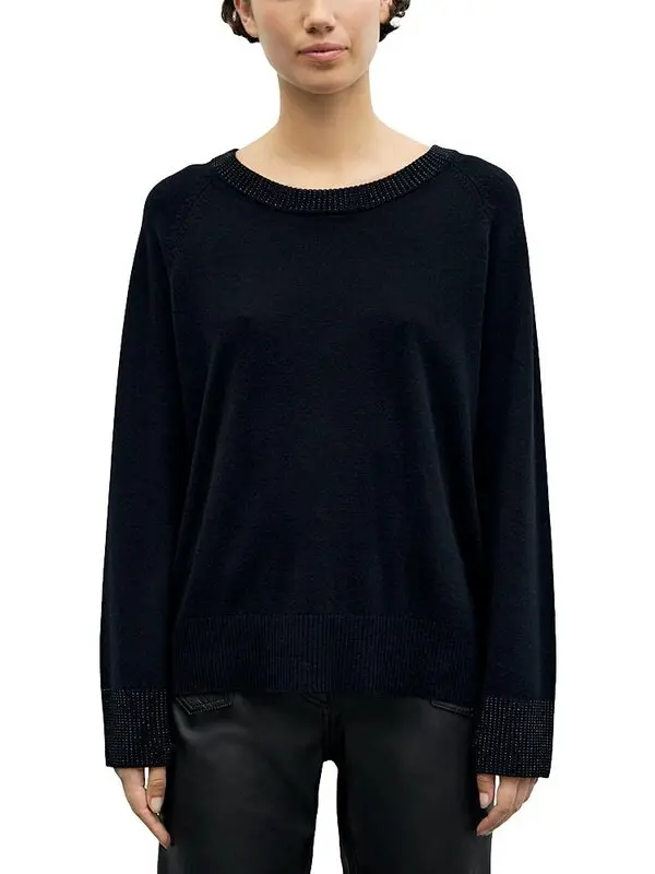 Gerard Darel Reia Wool Sweater - Black