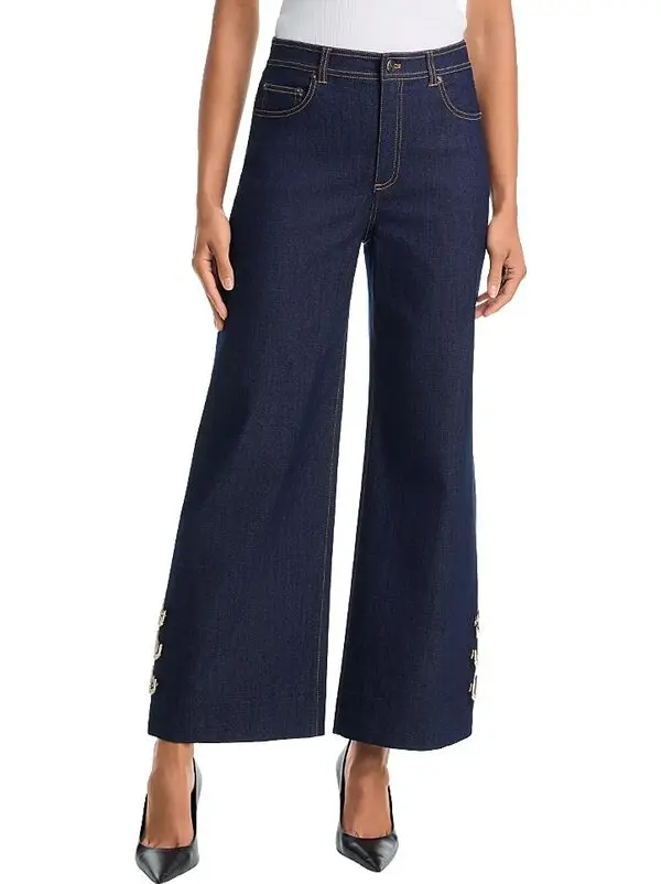Cinq À Sept Blake High Rise Straight Jeans - Indigo