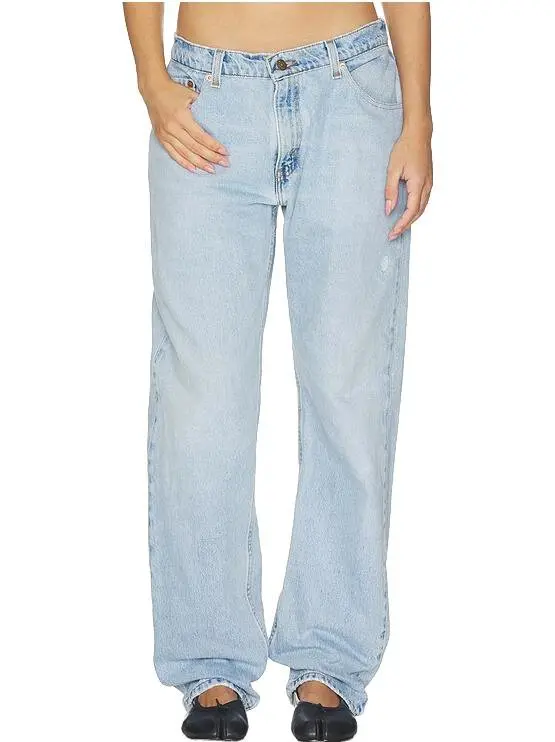 ALIGRACE Low Waist Ultra Baggy Jean - Light