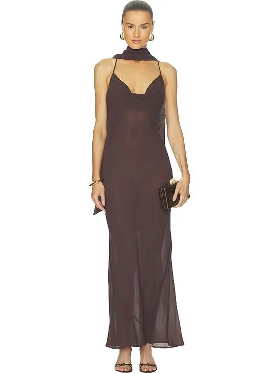AFRM Cheryl Dress - Espresso