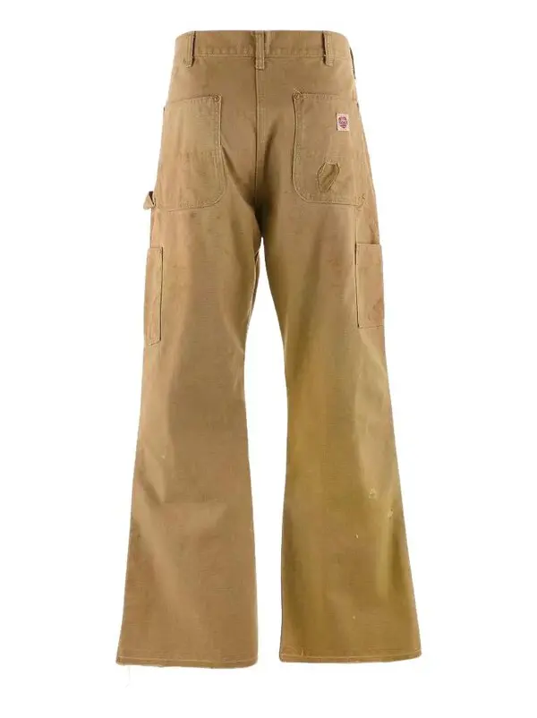 SAINT MXXXXXX Distressed Double-knee Trousers - Neutrals