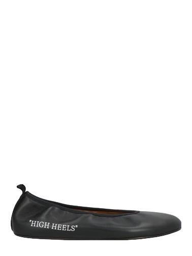 OFF-WHITE™ Leather Ballet Flats - Black