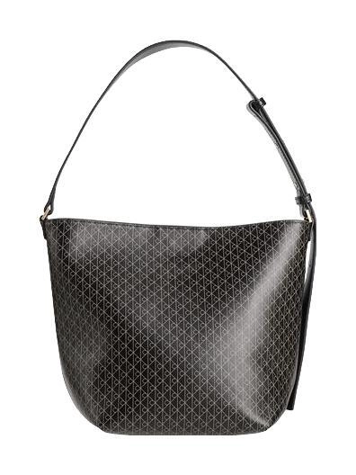 Calvin Klein Recycled Polyester And Polyurethane Shoulder Bag - Black