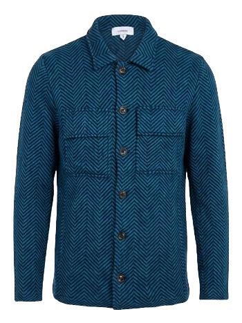 LARDINI Shirt Size Wool, Alpaca Wool, Polyamide - Turquoise