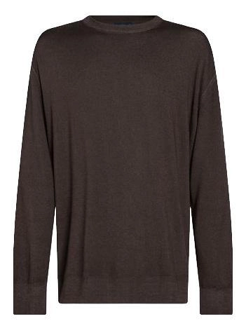 Paul & Shark Virgin Wool Dark Sweater - Brown