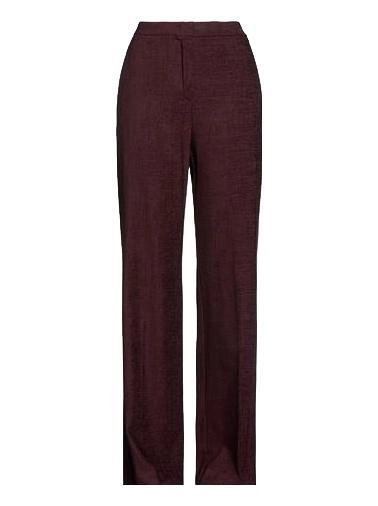 KAOS Viscose Cotton Polyamide Flared Pants - Red