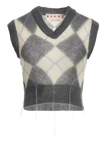 Marni Mohair Wool Polyamide Wool Sweater - Grey