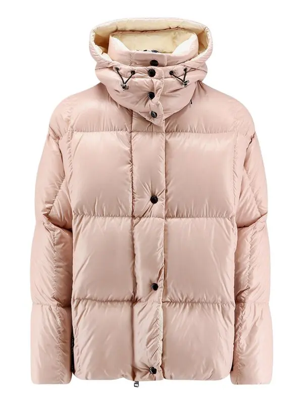 Moncler Parana Down Jacket With Contrasting Interior - Pink