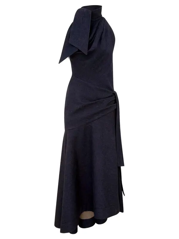 Zimmermann Valiant Long Denim Dress - Blue