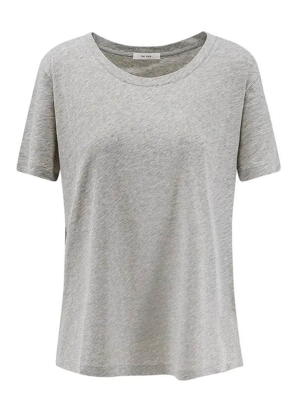 THE ROW Dera Cotton Tshirt - Grey