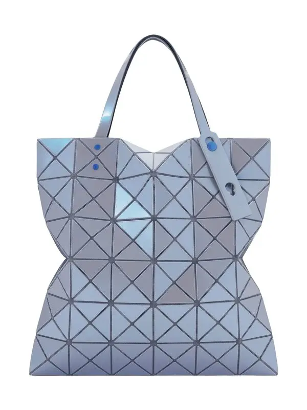 Issey Miyake Lucent One Tone Geometric Pattern Shoulder Bag - Blue