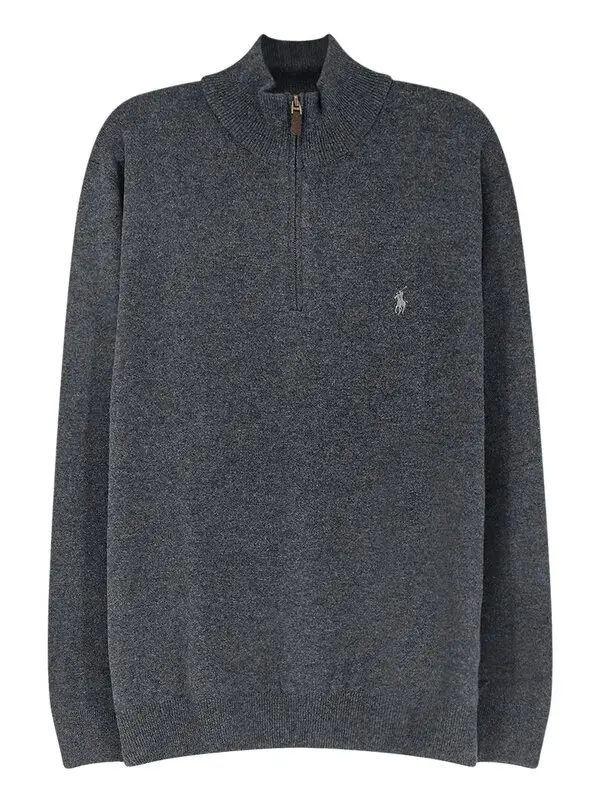 Polo Ralph Lauren Half-zip Wool Sweater - Grey