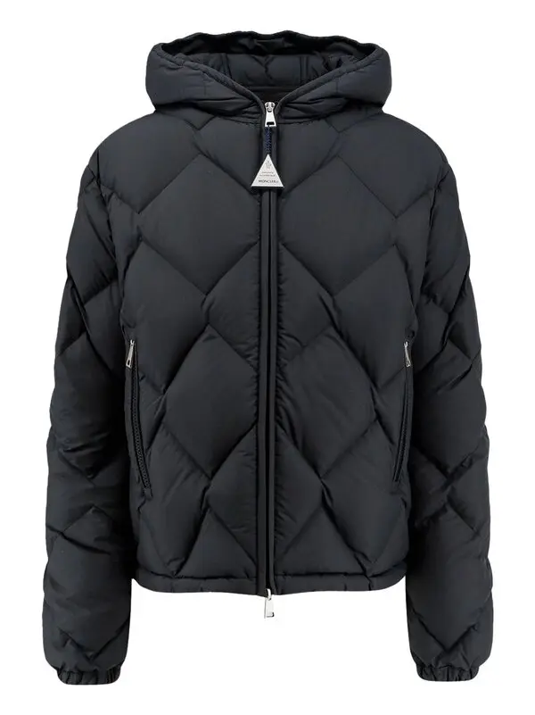 Moncler Arvouinne Quilted Recycled Nylon Down Jacket - Black