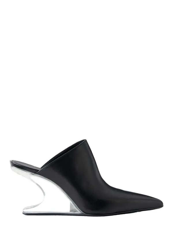 Rick Owens Cantilever Leather Pumps - Black