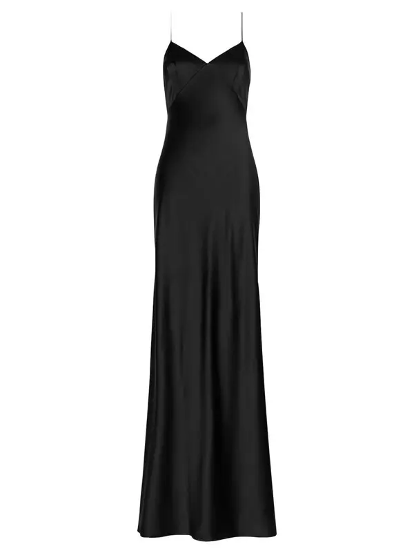 Max Mara Silk Gown - Black