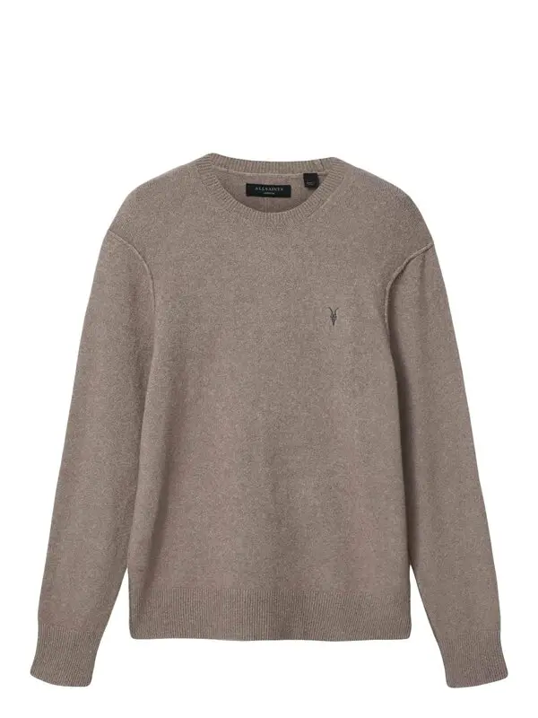 ALLSAINTS Crew-neck Statten Sweater - Brown