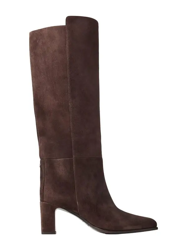 JIMMY CHOO Caly Suede Knee-high Boots - Brown
