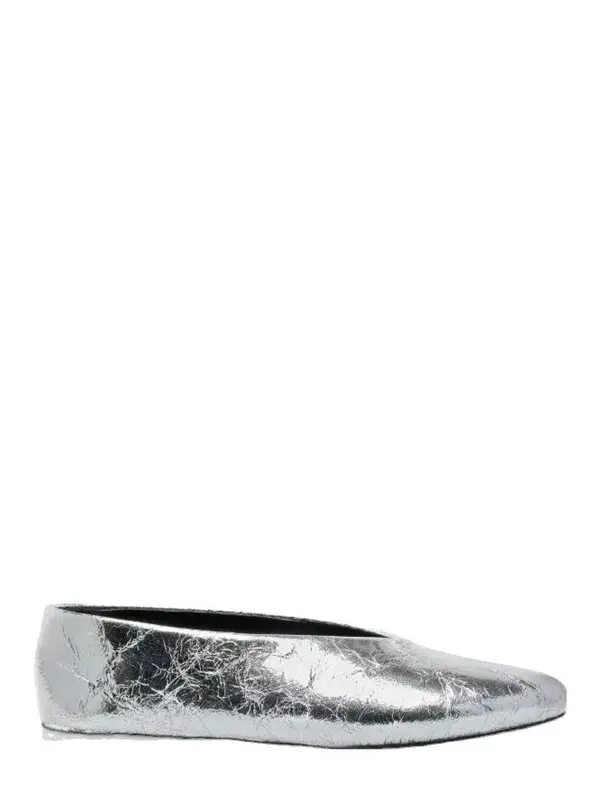 Proenza Schouler Crinkled Ballet Flats - Gray