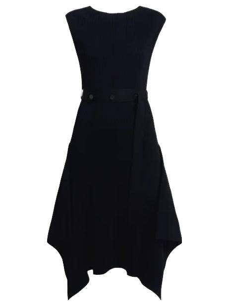 Proenza Schouler Artemis Belted Dress - Black