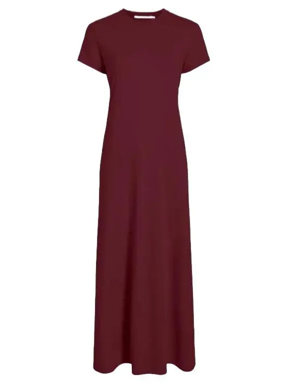Proenza Schouler Noelle Short-sleeve Maxi Dress - Brown