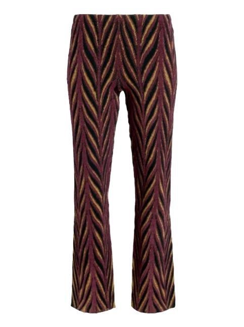 Proenza Schouler Amelia Marble Jacquard Trousers - Red