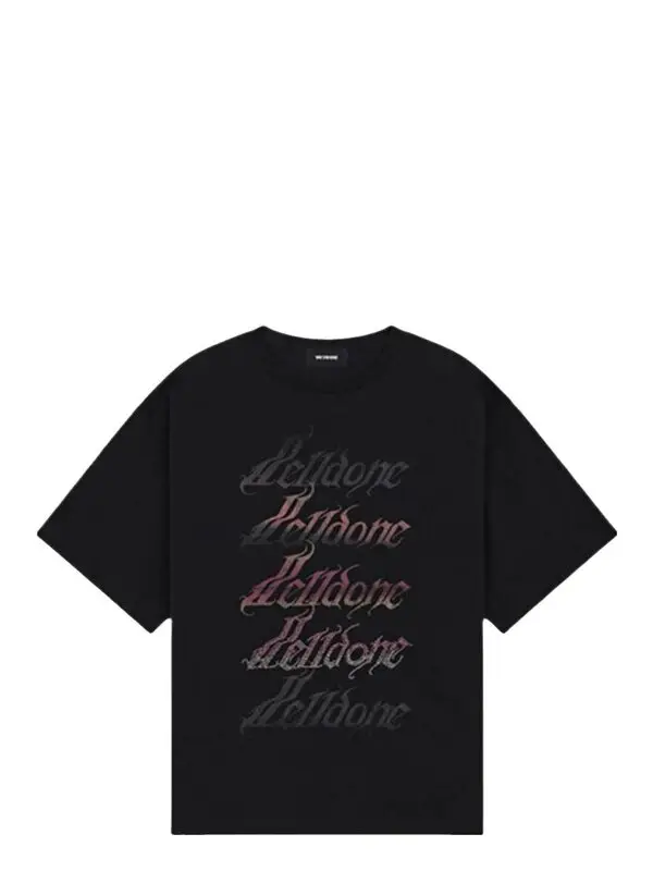 We11Done Gradient Logo T-shirt - Black
