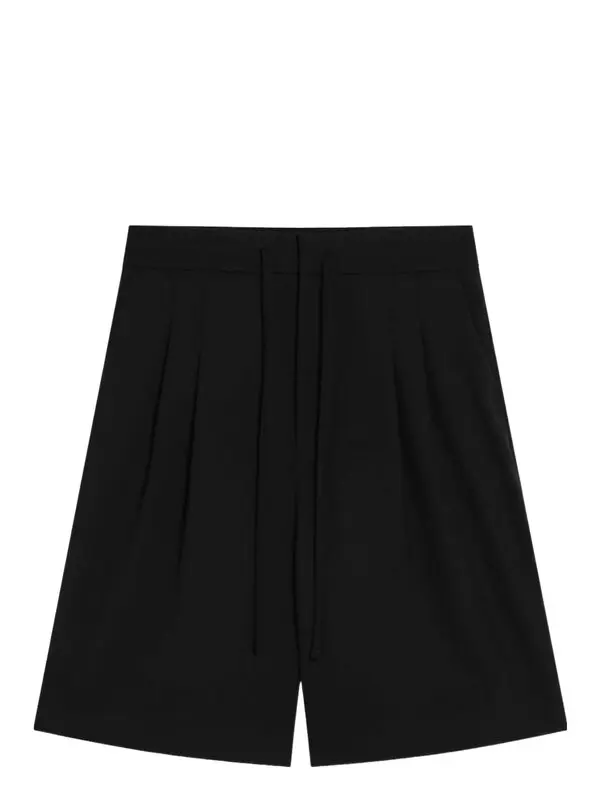 Fear Of God Drawstring Pleated Shorts - Black