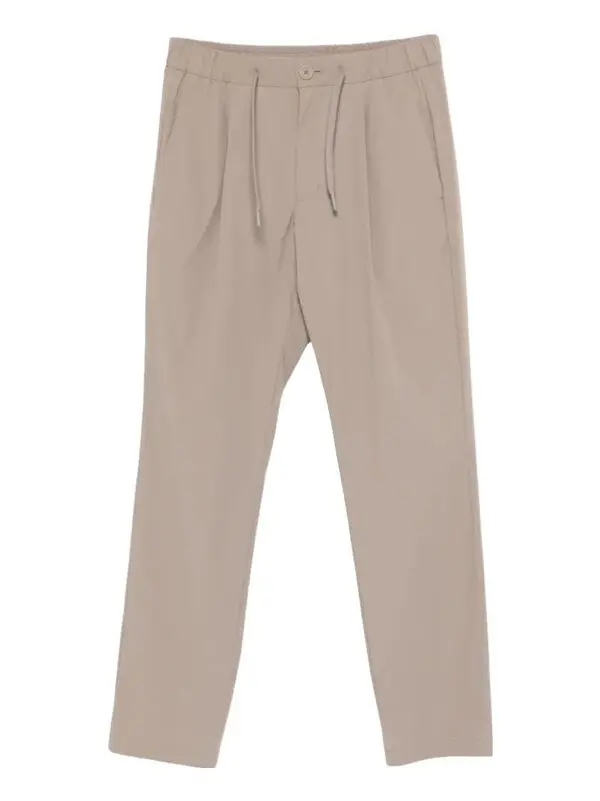 Herno Drawstring Pleated Trousers - Beige