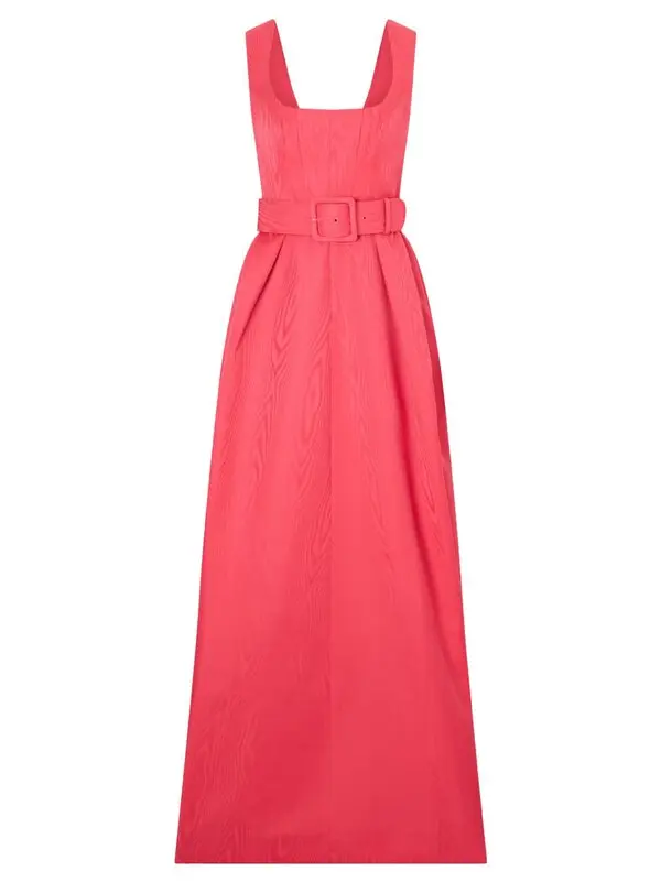Rebecca Vallance Solid Color Gown - Red