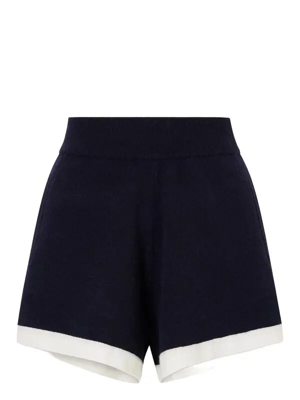 ALLUDE Cashmere Shorts - Black