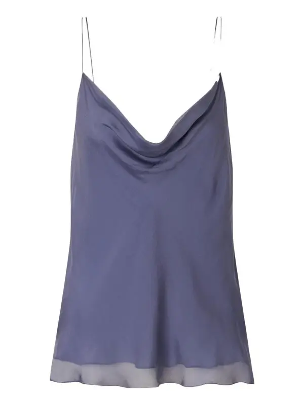 KALLMEYER Zia Draped Silk Camisole - No