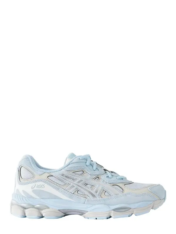 Asics Suede-trimmed Mesh Sneakers - No